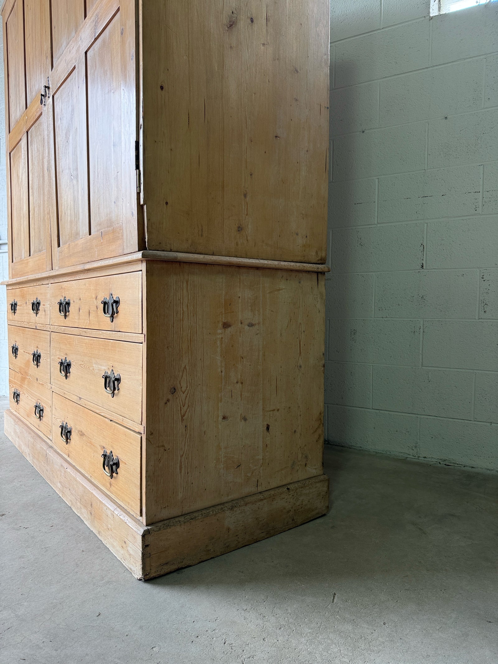 Antique English housekeepers cupboard- country house design